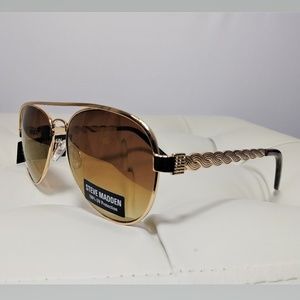 Steve Madden | Accessories | Steve Madden Full Gold Frame Sunglasses ...